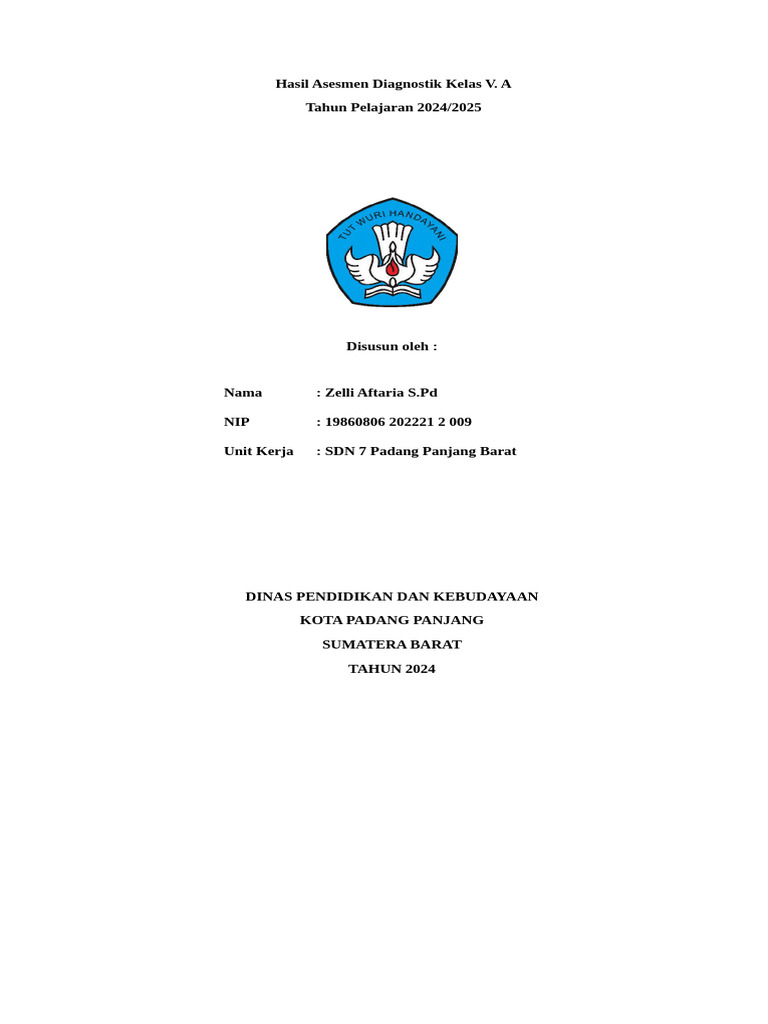 Hasil Asesmen Diagnostik Kelas II | PDF