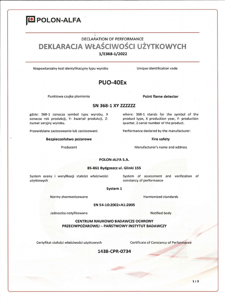 Puo-40ex Dwu 1 E368-1 2022 | PDF