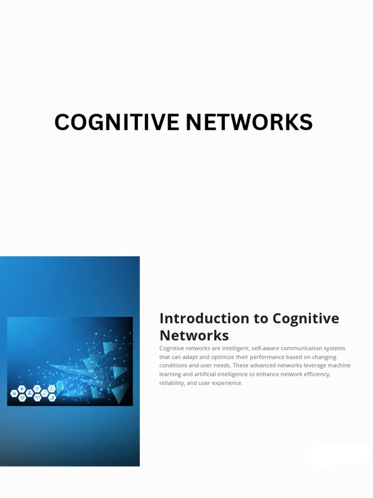 Understanding Cognitive Networks | PDF | Cognitive Radio | Computer Network