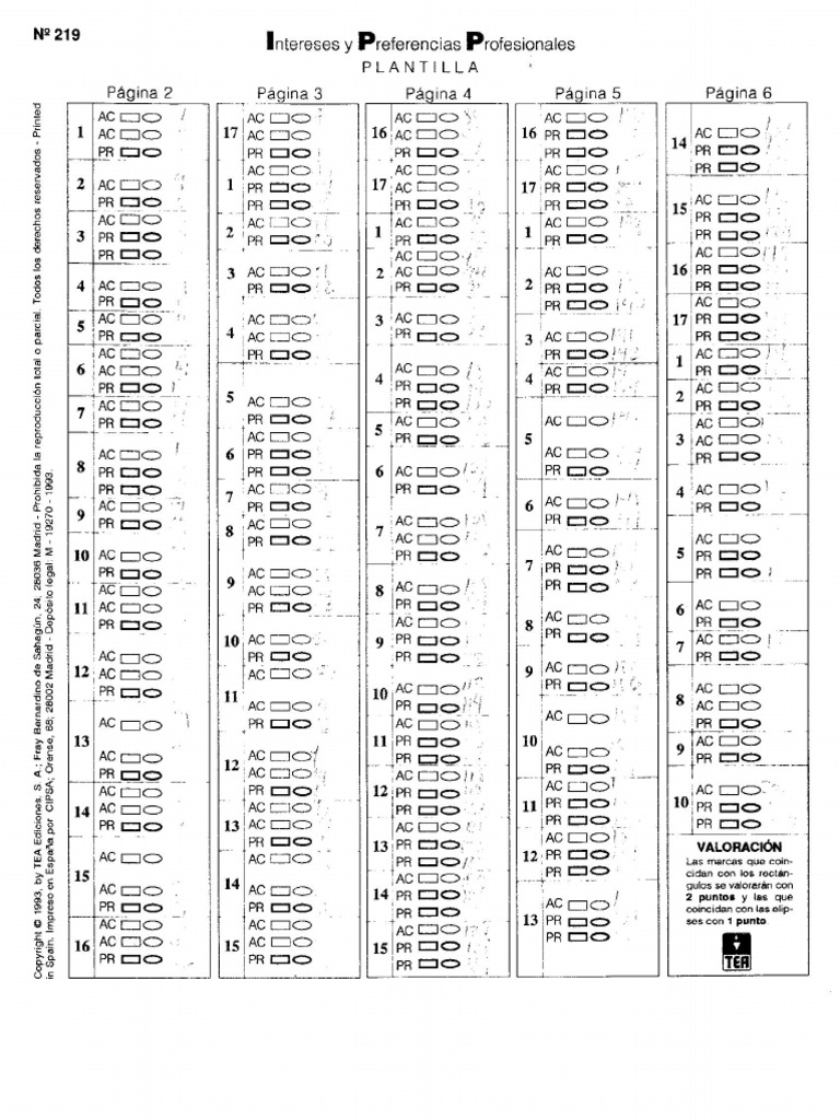 Plantilla Corrección IPP | PDF