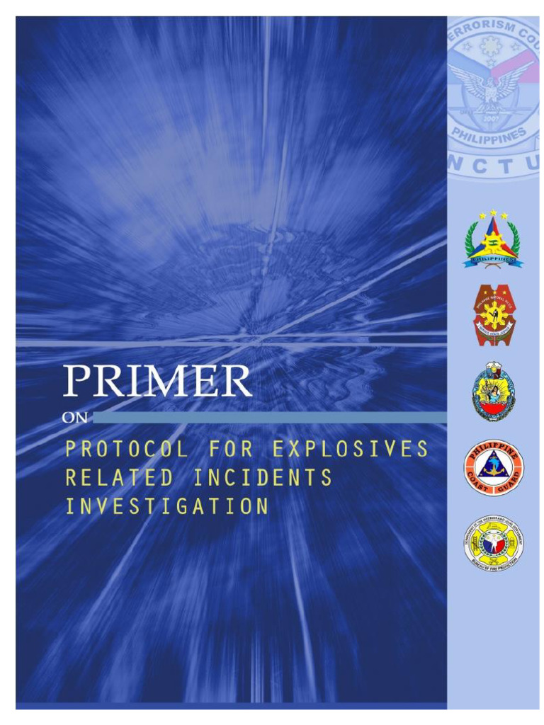 Selected Protocol For Explosives Related Incidents Investigation | PDF ...