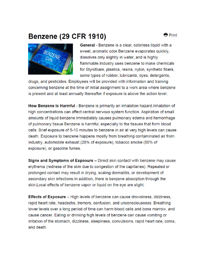 Benzene | PDF