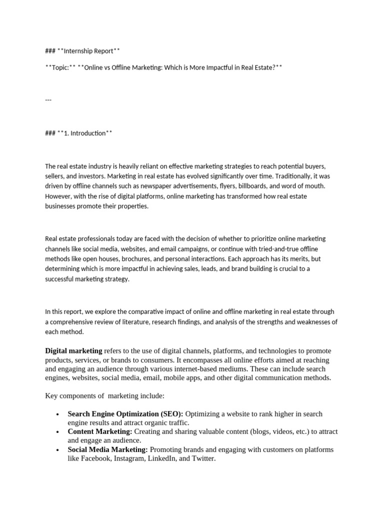 Internship Report 2 | PDF | Online Advertising | Search Engine Marketing