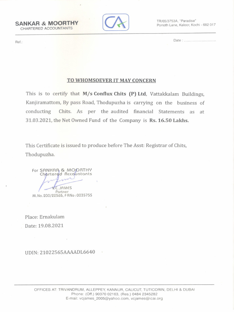 Net Owned Fund | PDF