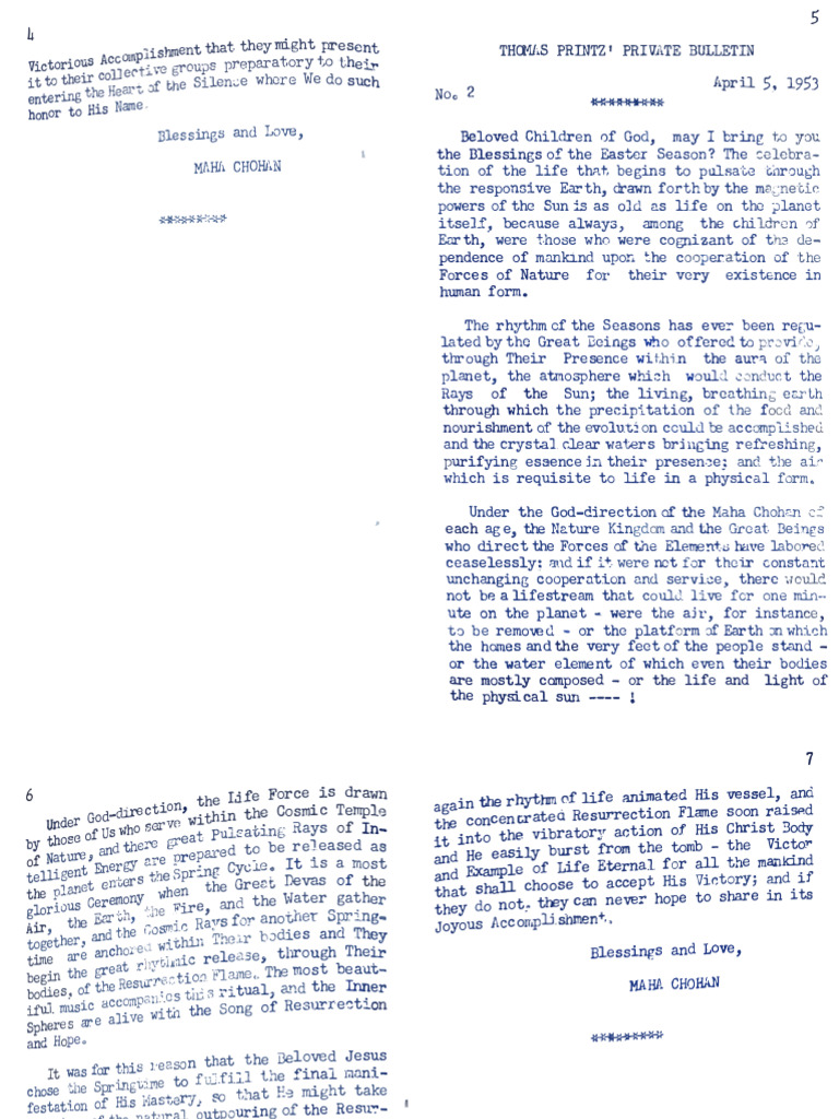 Thomas Printz' Private Bulletin - 1953 - Vol. 02 - 02 | PDF