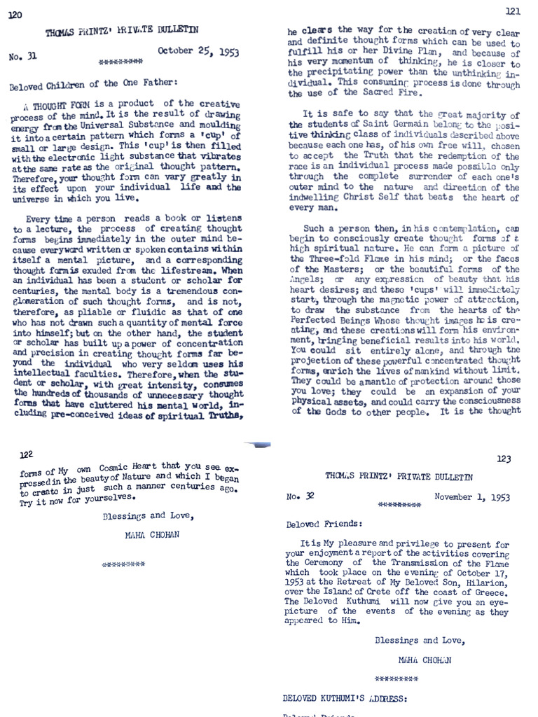 Thomas Printz' Private Bulletin - 1953 - Vol. 02 - 31 | PDF | Mental ...