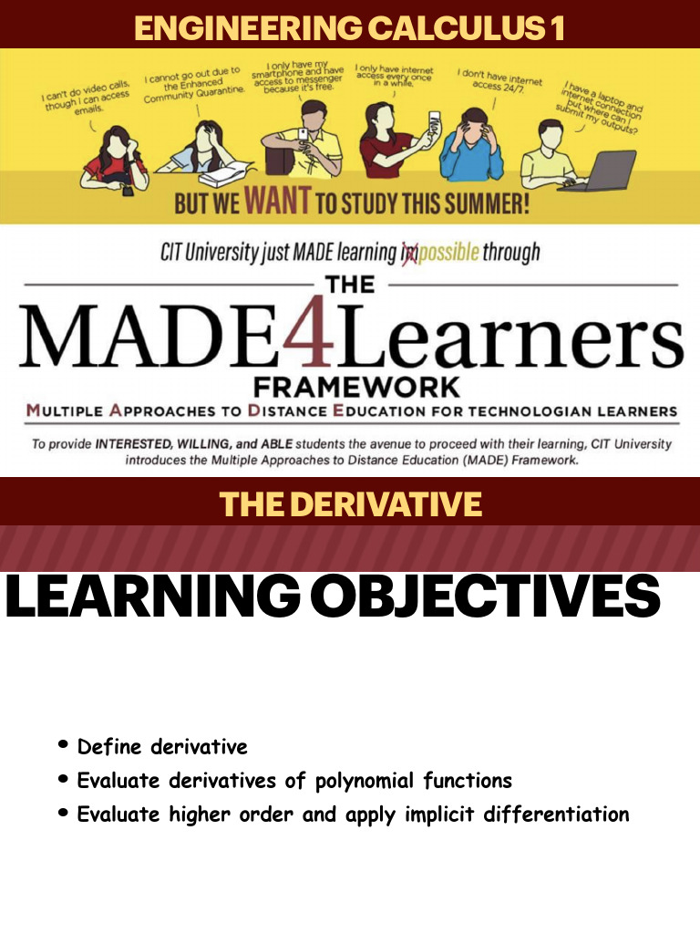 Engineering Calculus: Derivatives Guide | PDF | Technology & Engineering