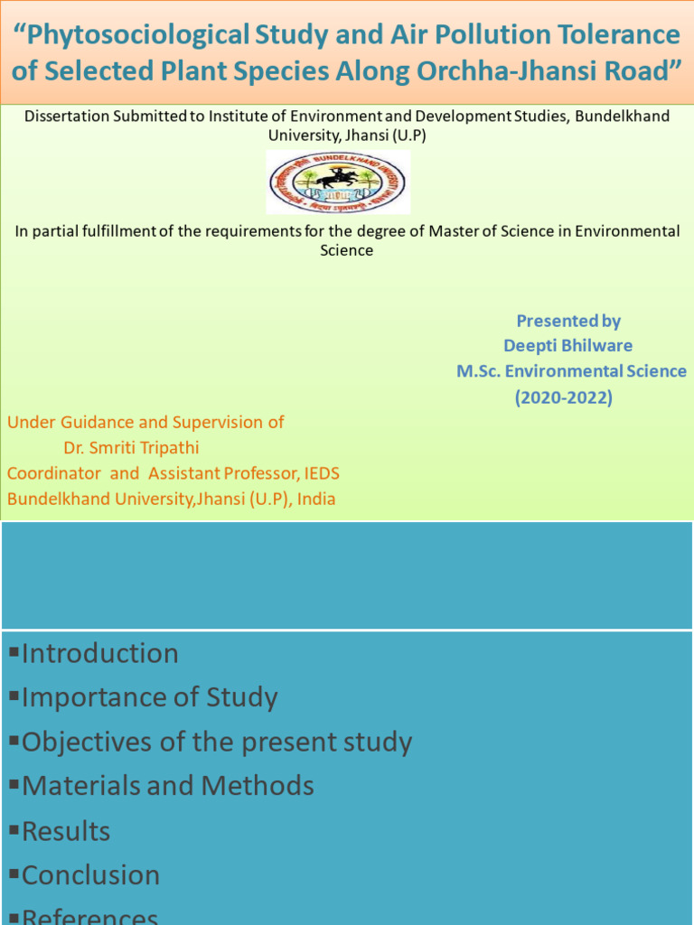 DISSERTATION.PPT | PDF