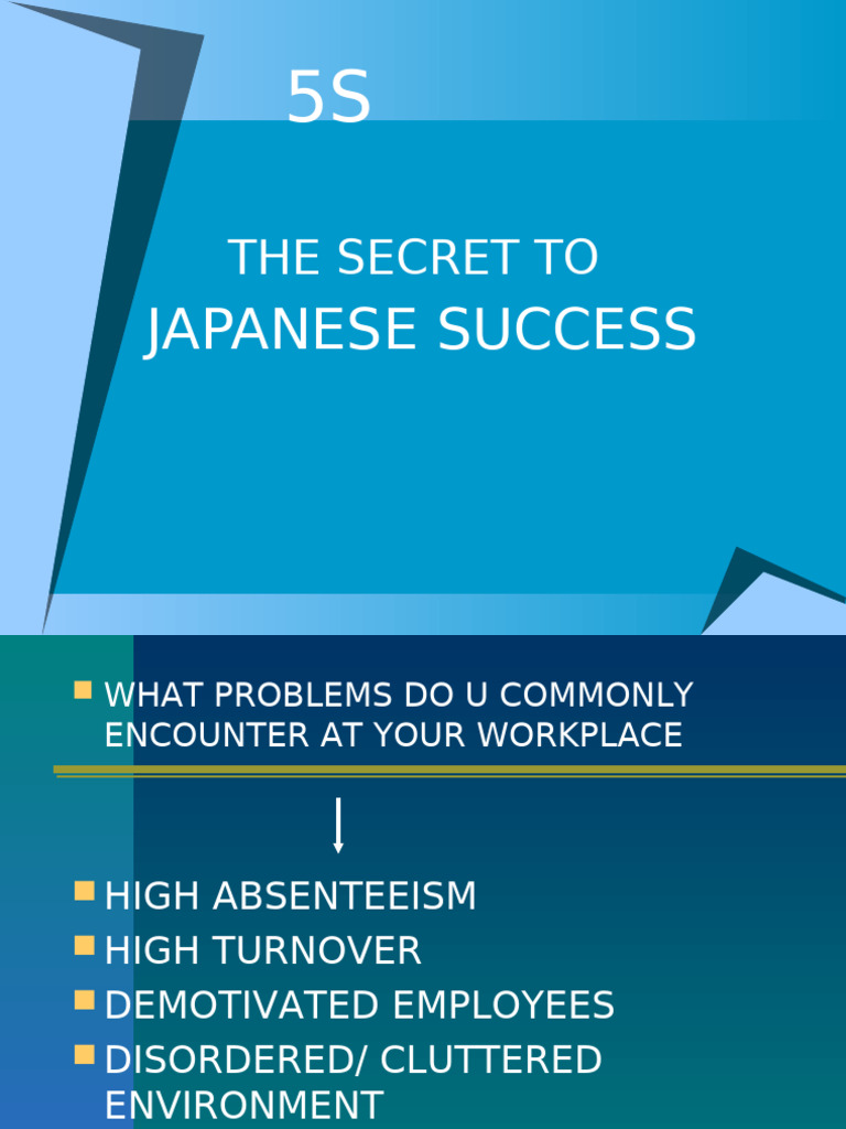 5S good house keeping | PDF | Lean Manufacturing | Production And ...
