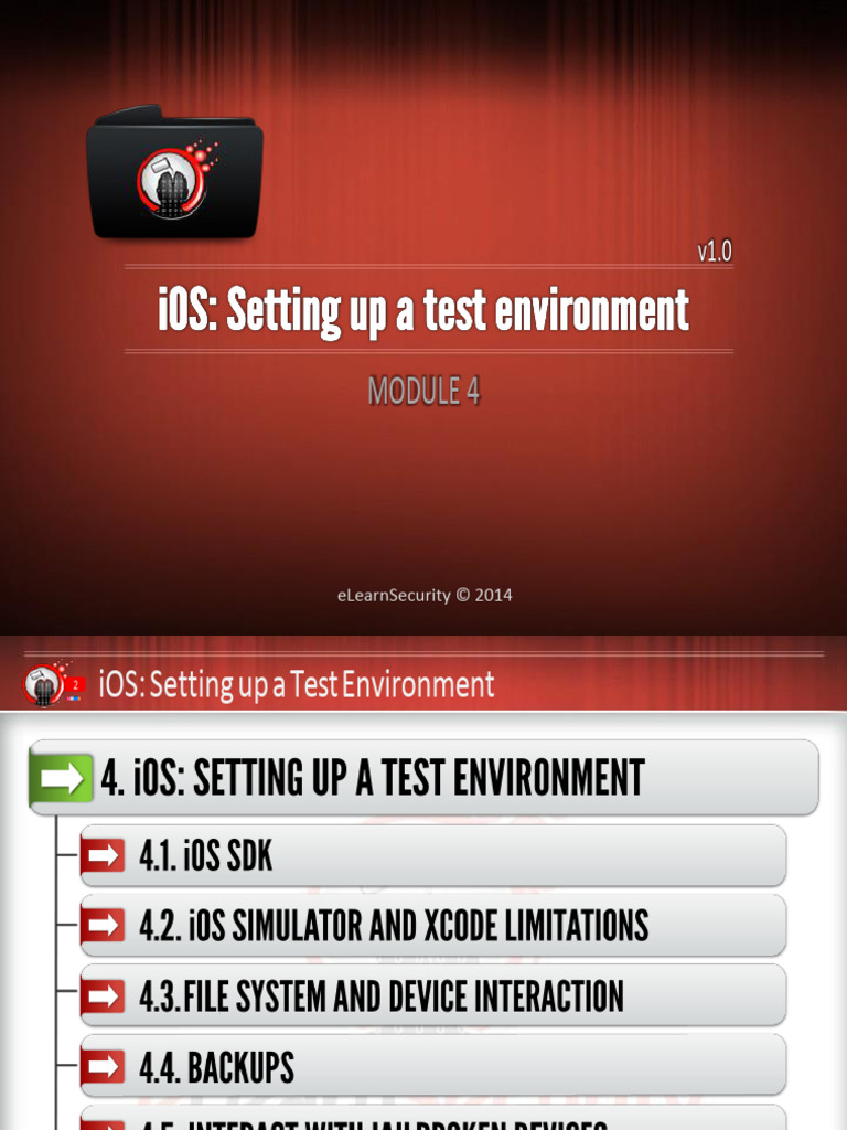 Ios Environment Configuration Pdf Ios I Cloud