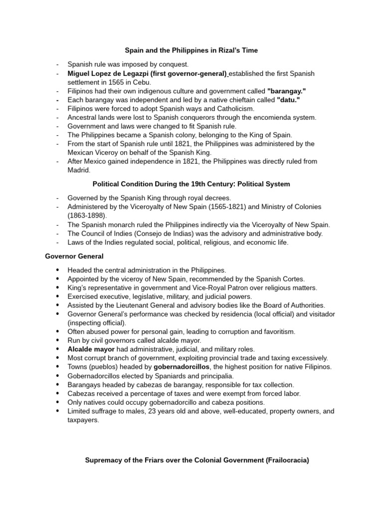 ss112 reviewer | PDF | New Spain