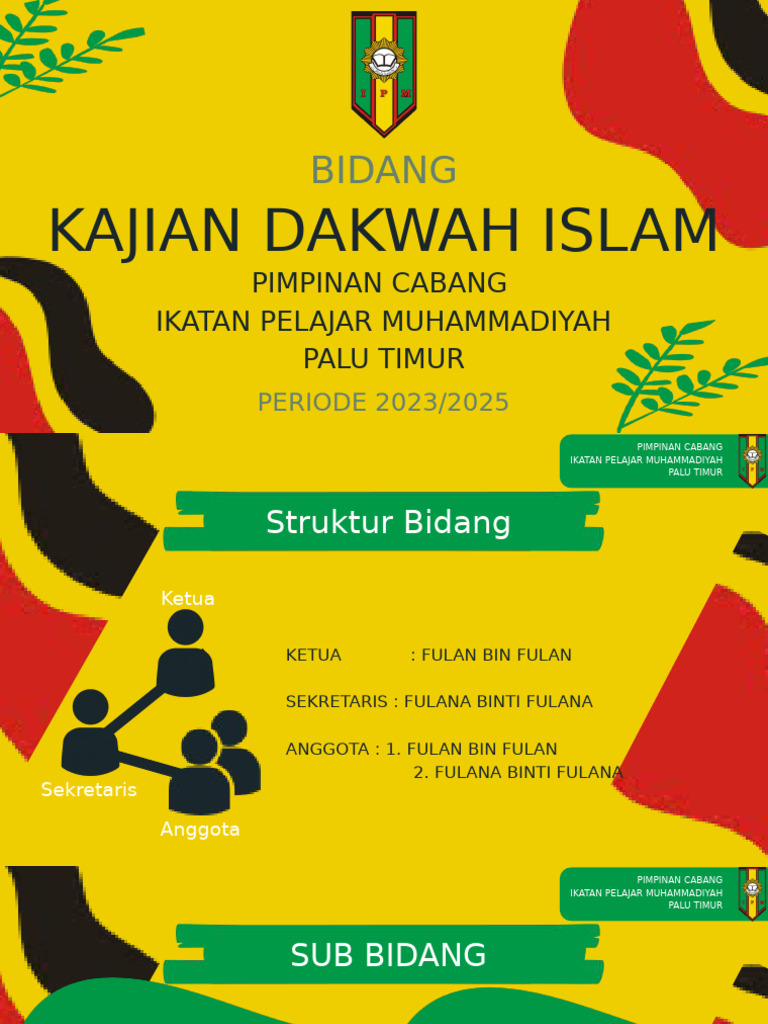 Contoh Paparan Program Bidang | PDF