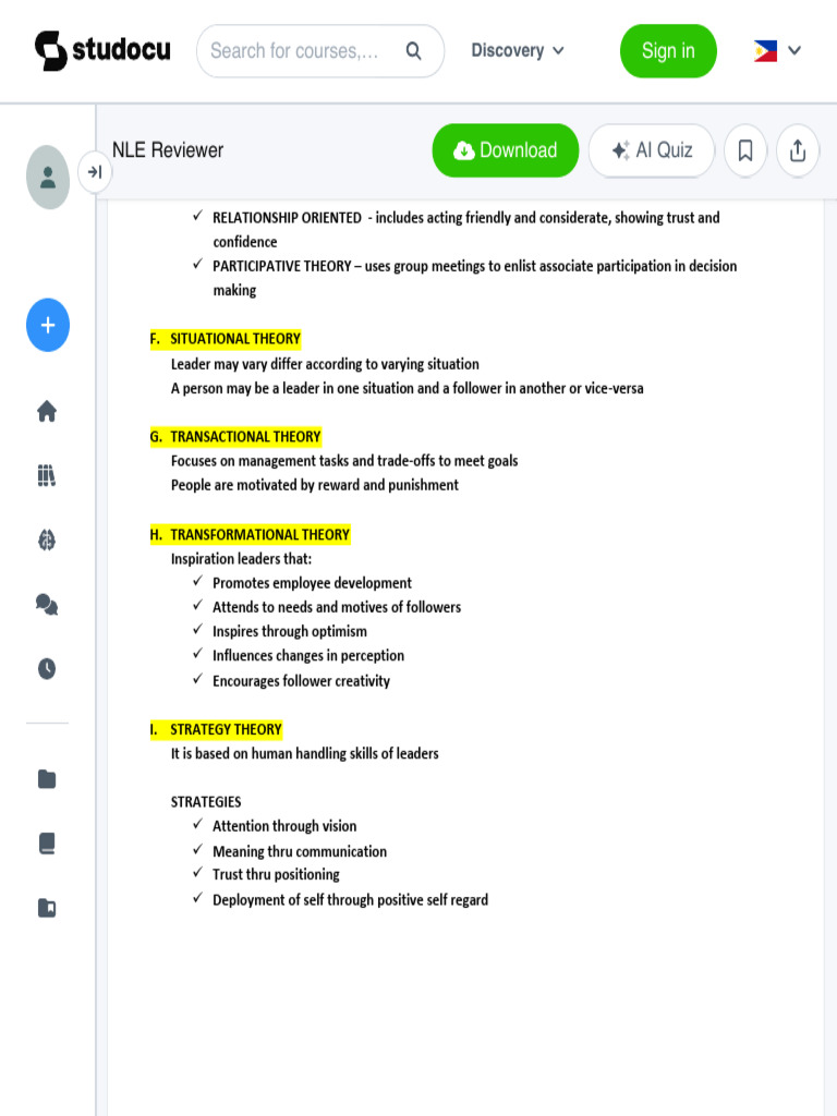 NLE Reviewer - NLE REVIEWER LAWS RELATED To NURSING RA 6173 - Code of ...