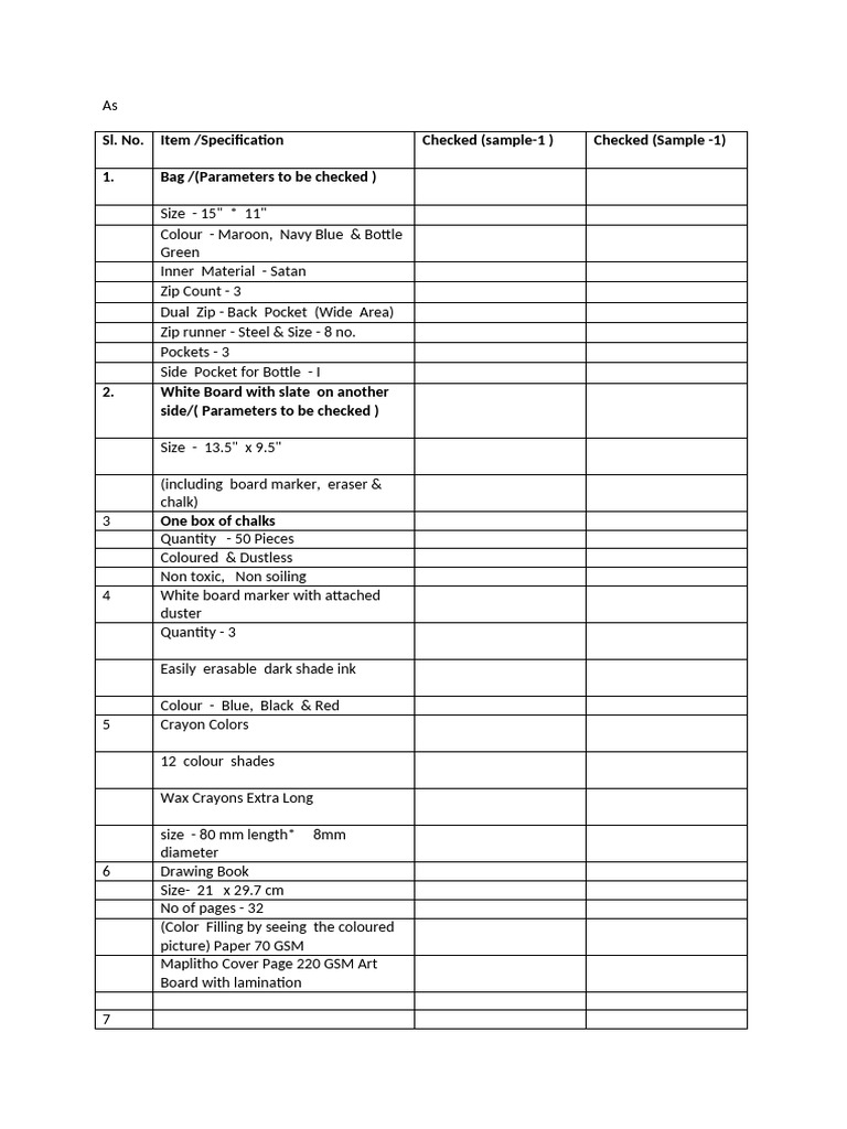 Check Format Report | PDF