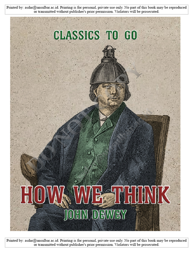 VitalSource Bookshelf_ How We Think 1-10 | PDF | Printing | Graphic Design