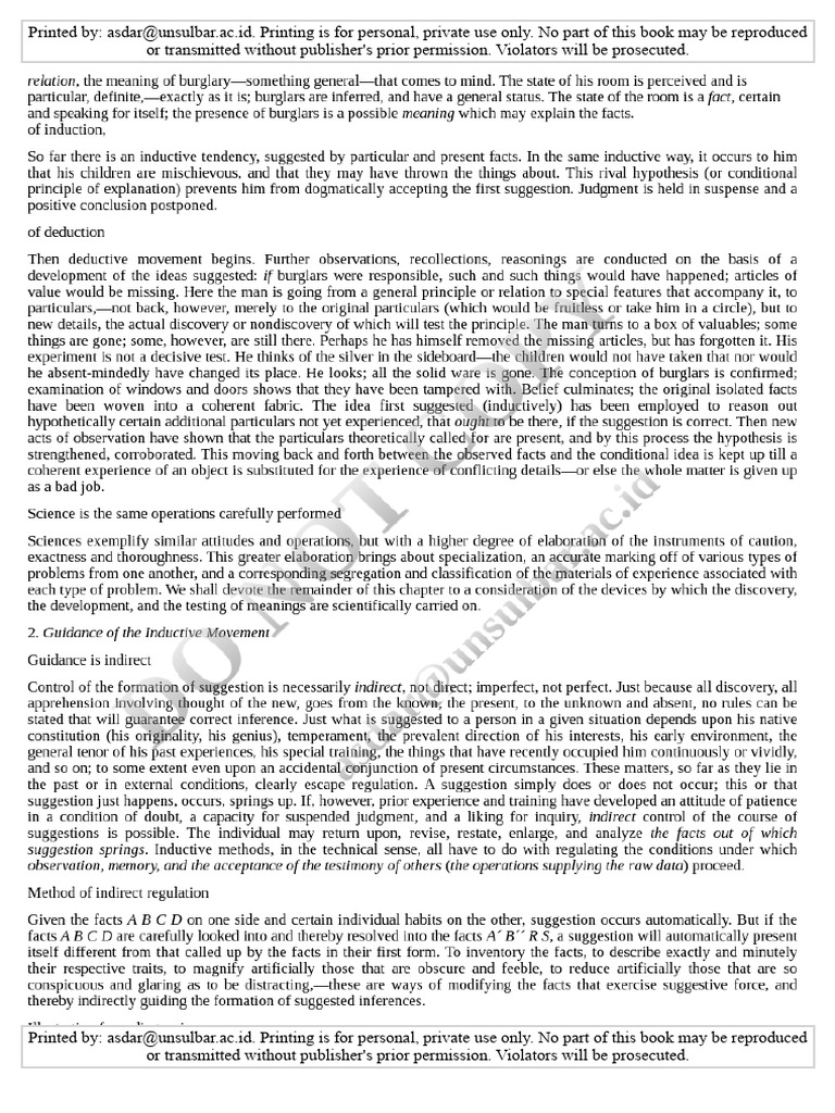 VitalSource Bookshelf - How We Think 31-40 | PDF