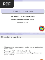 Log and Antilog Table | PDF | Logarithm | Special Functions