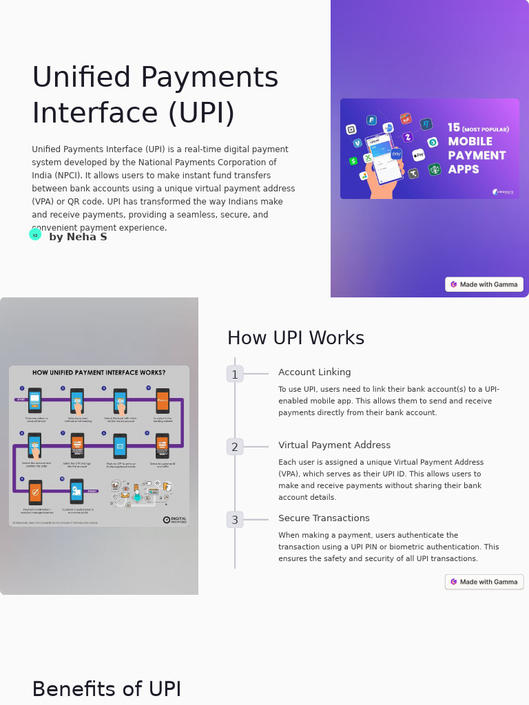 Unified Payments Interface UPI | PDF | Service Industries | Banking ...