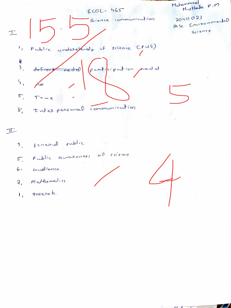 Ecol-465 - Muhammed Musthafa PM | PDF