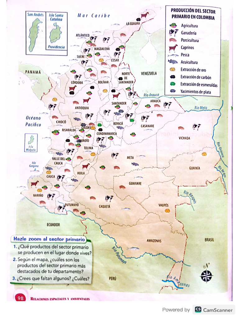 Mapa Sector Primario | PDF