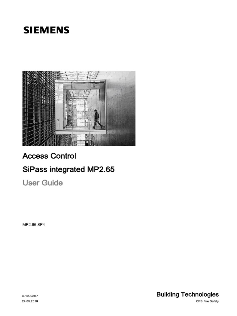 252 SiPass Int MP2.65 SP4 User A-100028-1 en | PDF | Databases | Access ...