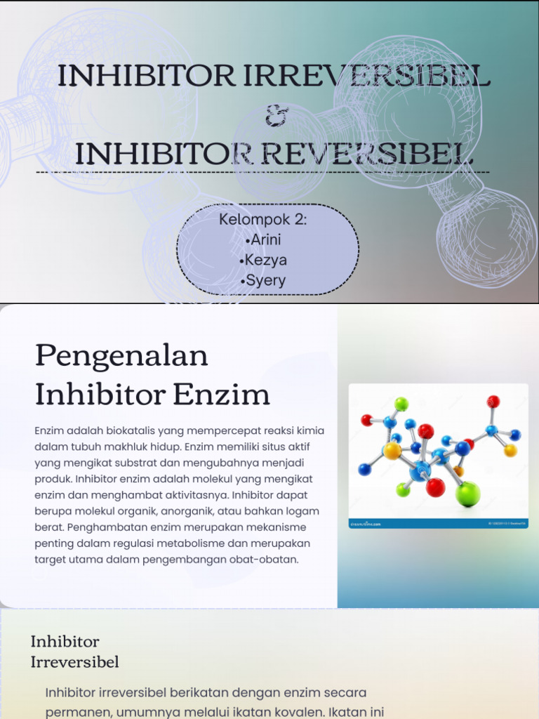 Pengenalan Inhibitor Enzim | PDF