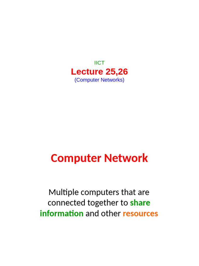 Computer Network Basics | PDF | Computer Network | Virtual Private Network