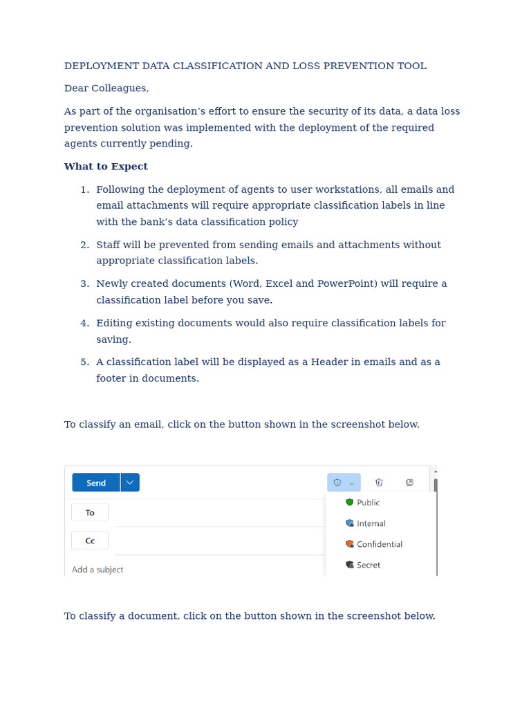 Data Classification Awareness | PDF