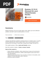 Dummy 13 Assembly Instructions PDF | PDF