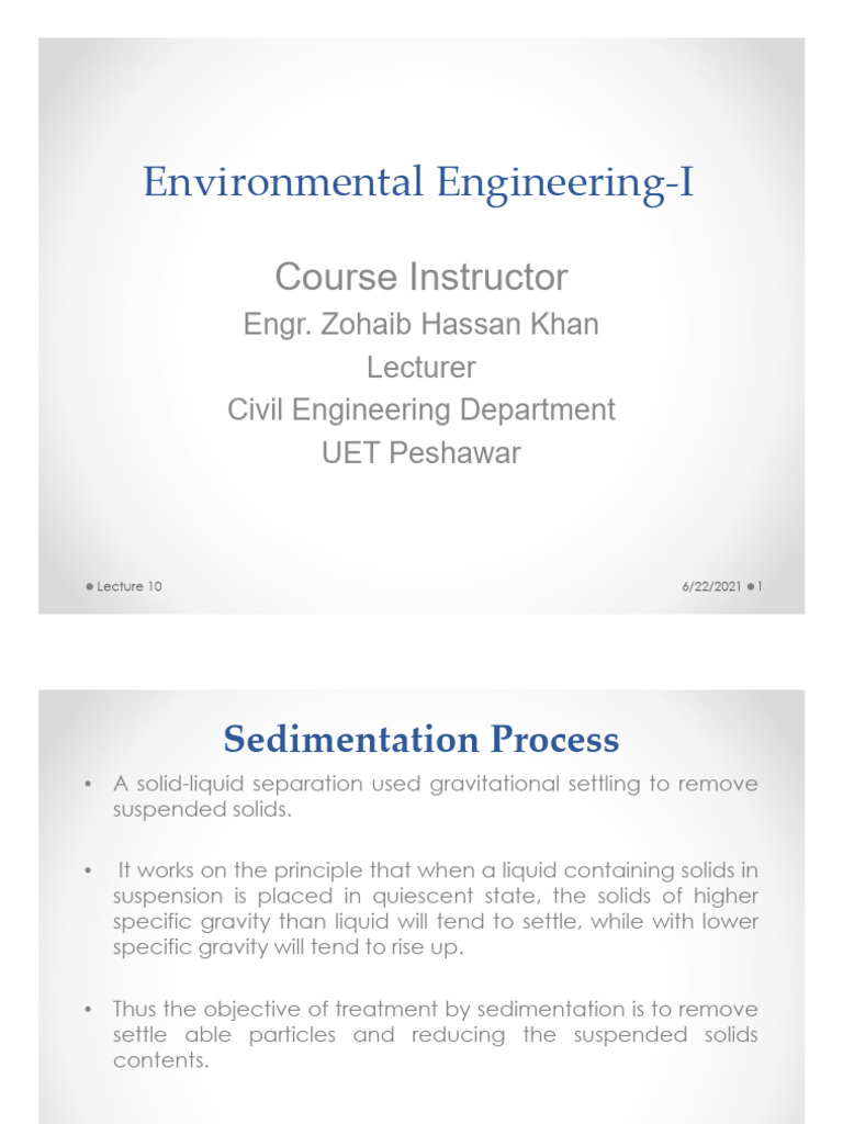 Environmental Engineering 1 F3 | PDF | Chemical Engineering | Continuum ...