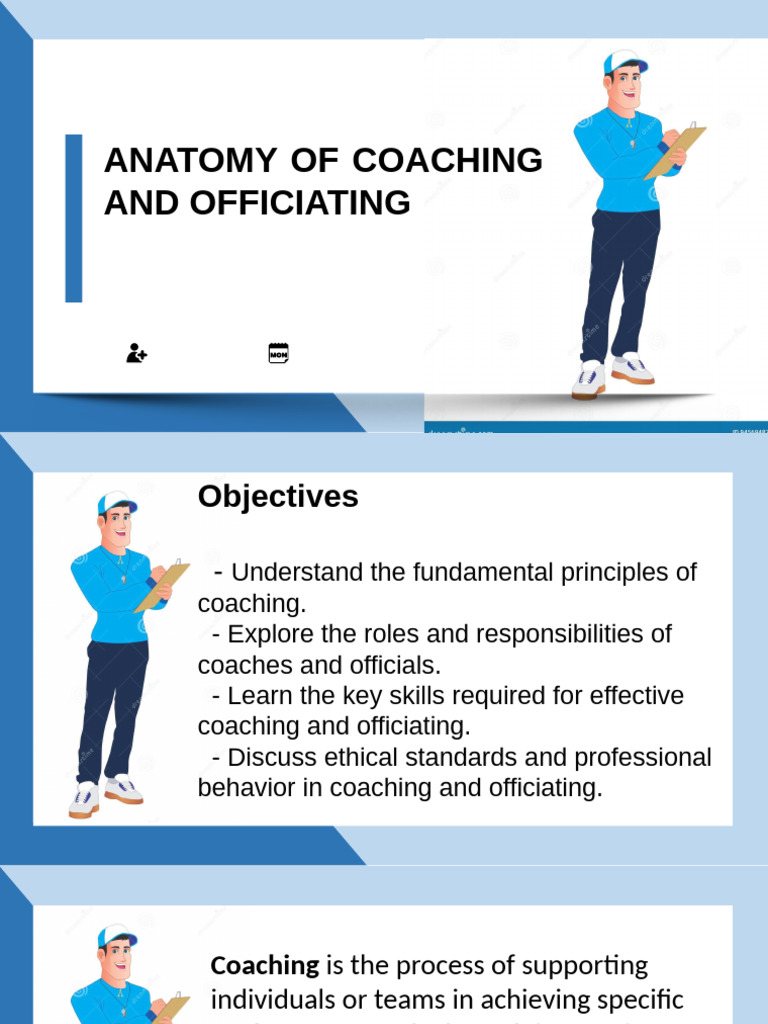 Anatomy of Coaching and Officiating | PDF | Career & Growth