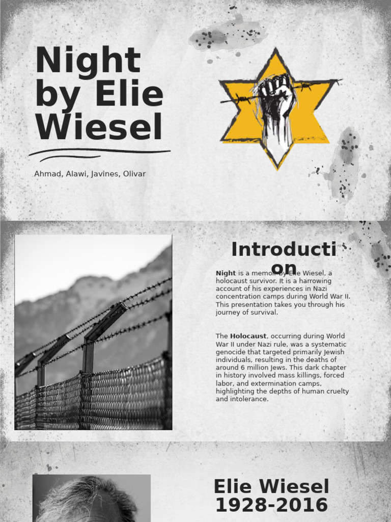 Night by Elie Wiesel 3 | PDF | Extermination Camp | Nazi Germany