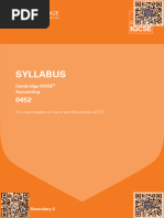 2026 Syllabus | PDF | Bookkeeping | Debits And Credits