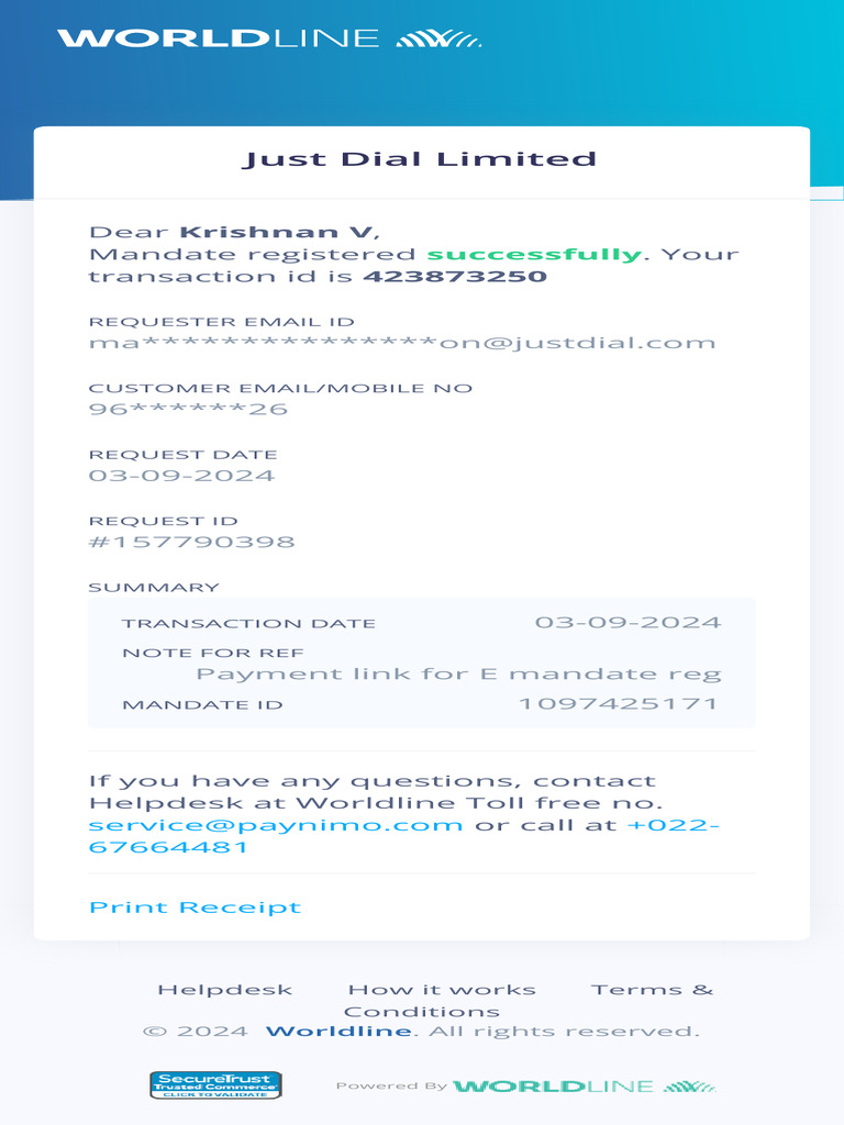 Paynimo Merchant Reponse | PDF
