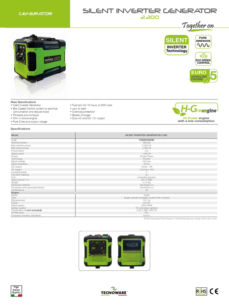 Generator ENG | PDF | Power Inverter | Electric Generator