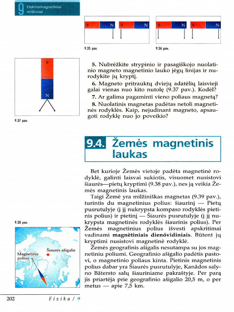 Zemes Magnetinis Laukas | PDF