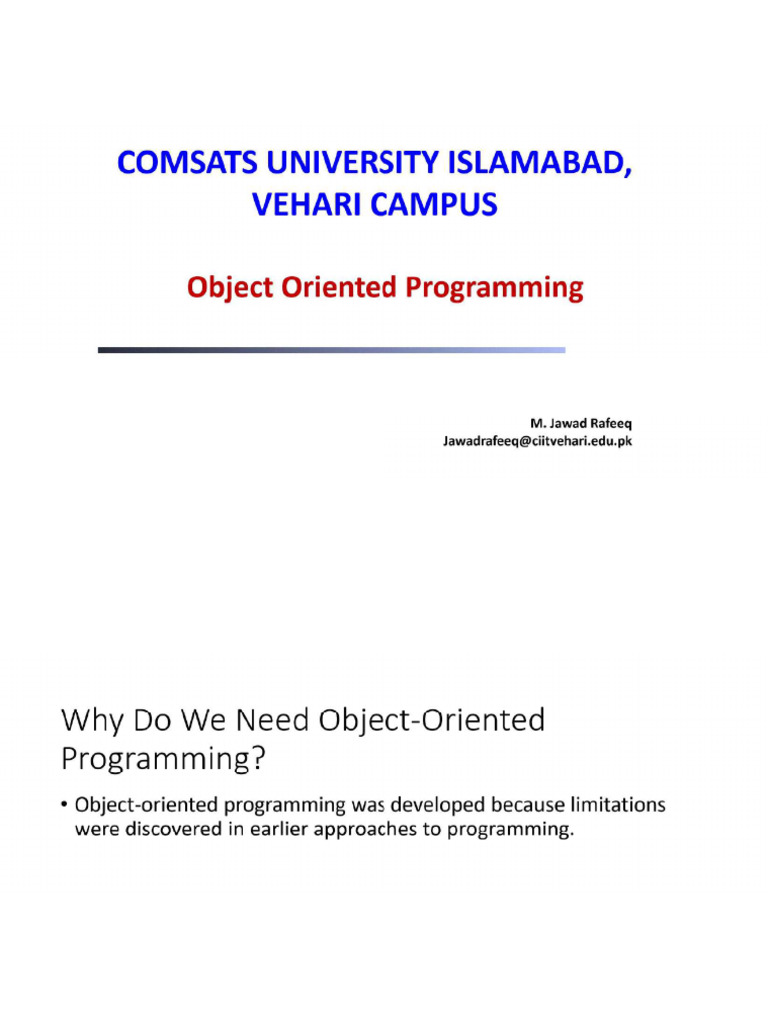 Lecture 1 - Compressed | PDF