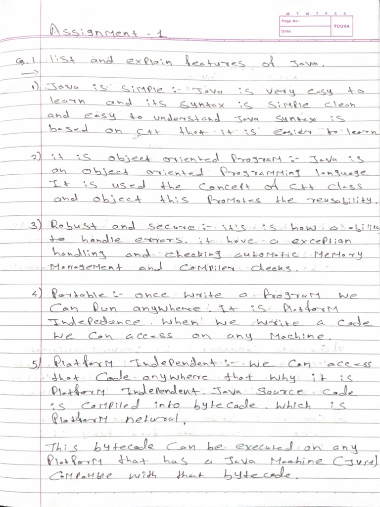 Assignment 1 Java | PDF