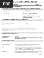 Distilled Water Safety Data Sheet | PDF | Water | Waste