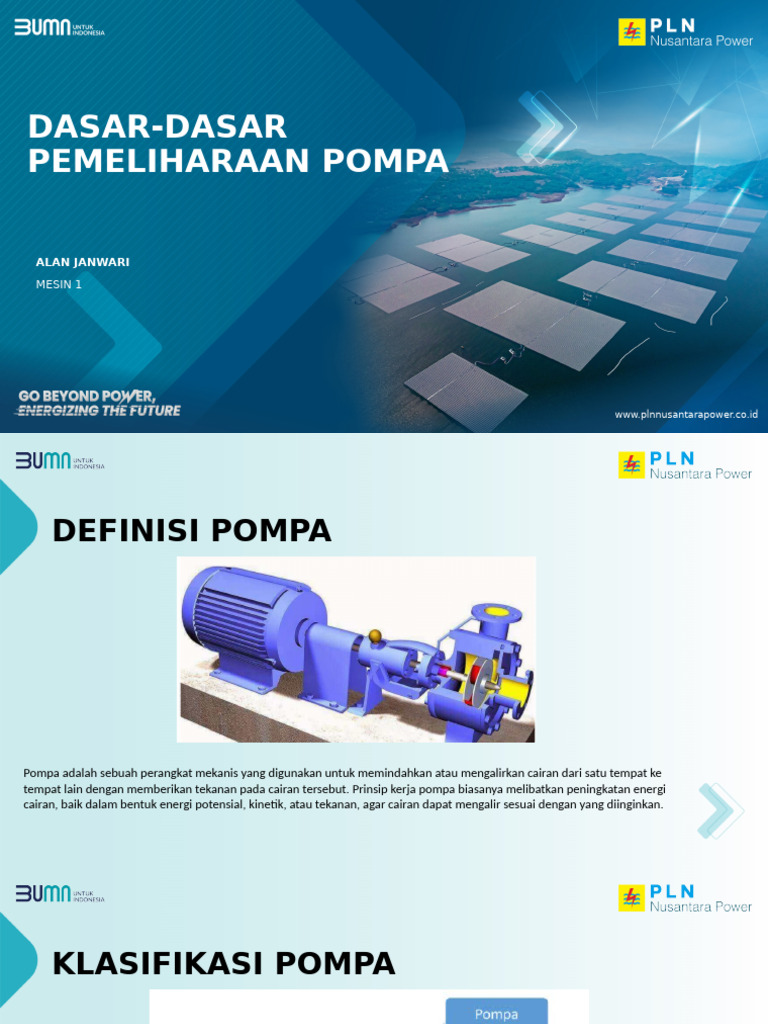 Dasar-Dasar Pemeliharaan Pompa | PDF