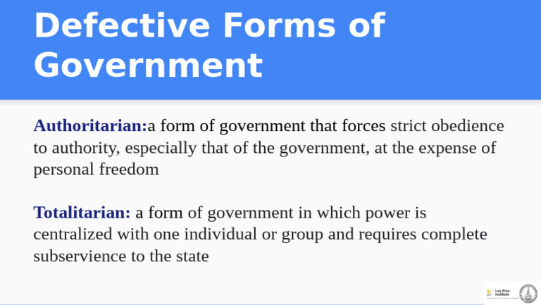 Slides+3 +Authoritarian+and+Totalitarian+Definitions | PDF | Politics ...