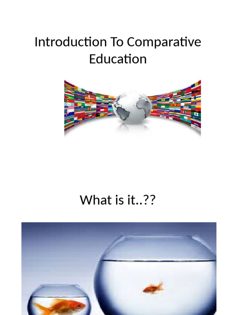 1 Introduction To Comparative Education | PDF | Social Sciences ...