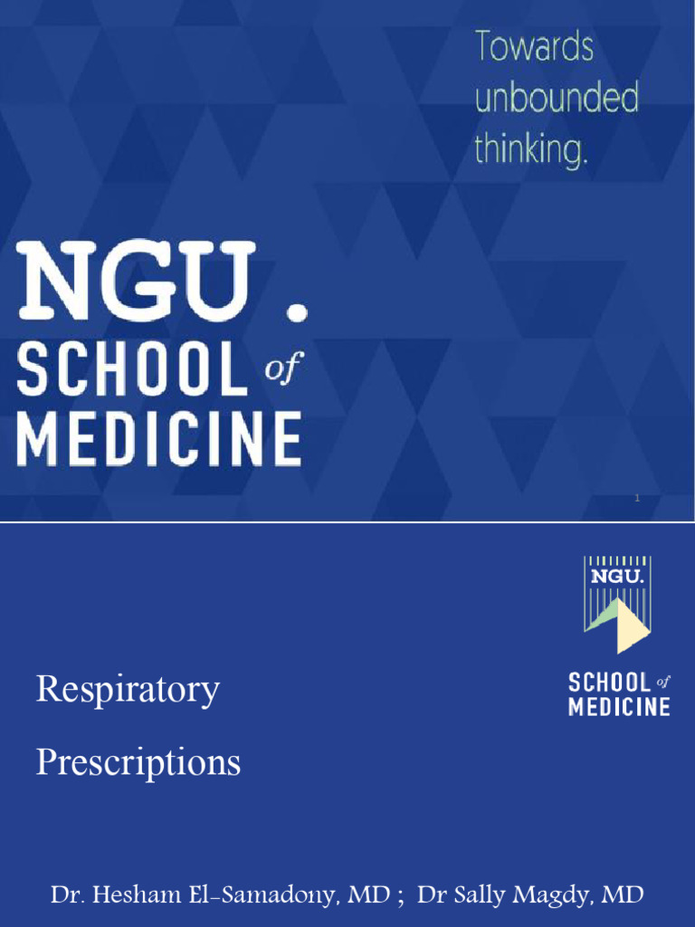 (PFP 17) - Drug Prescriptions Chest | PDF | Asthma | Chronic ...