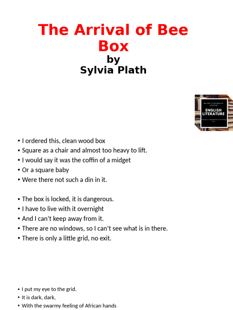 Arrival of Bee Box | PDF | Mystery, Thriller & Crime Fiction | Poetry