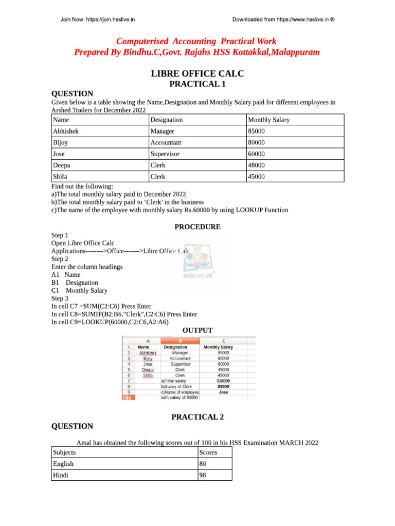 Spreadsheet Lab Libreoffice Full1 | PDF