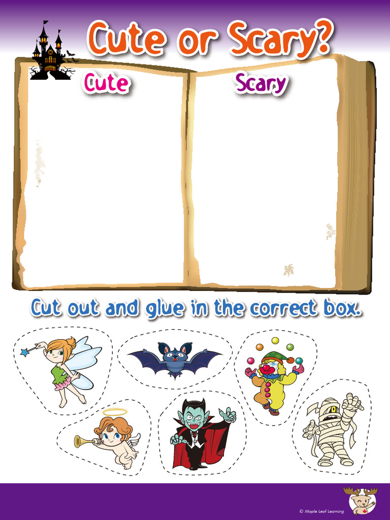 Cute or Scary Activity | PDF