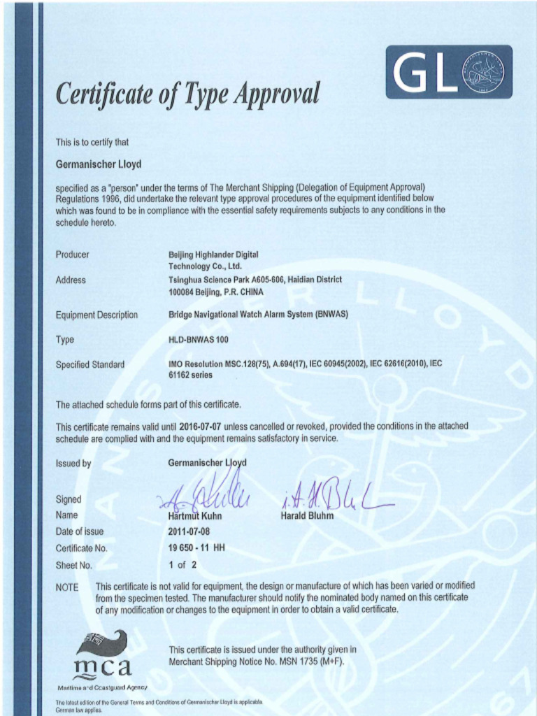 MCA BNWAS Beijing Highlander | PDF