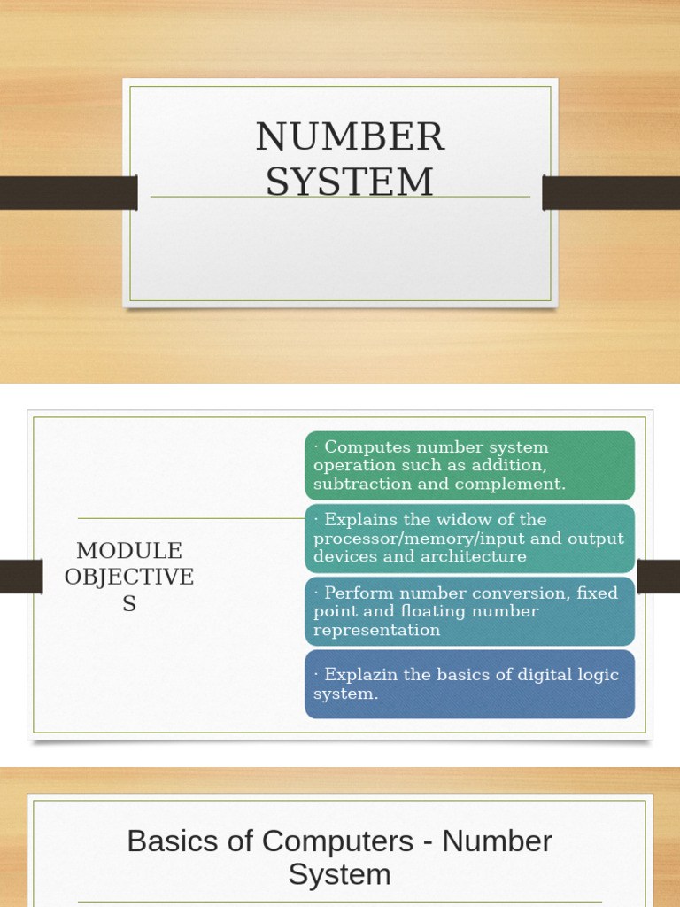 Number System | PDF | Byte | Bit