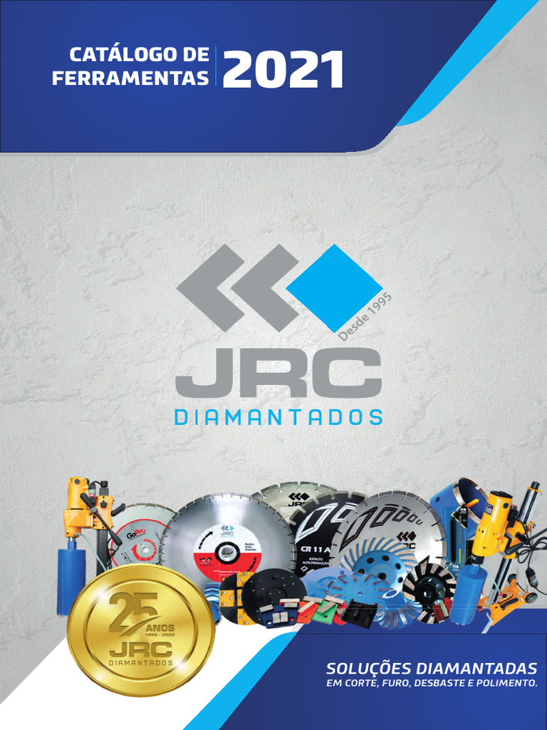 Serra Copo Diamantada JRC: Uso e Vantagens | PDF | Parafuso | Tijolo