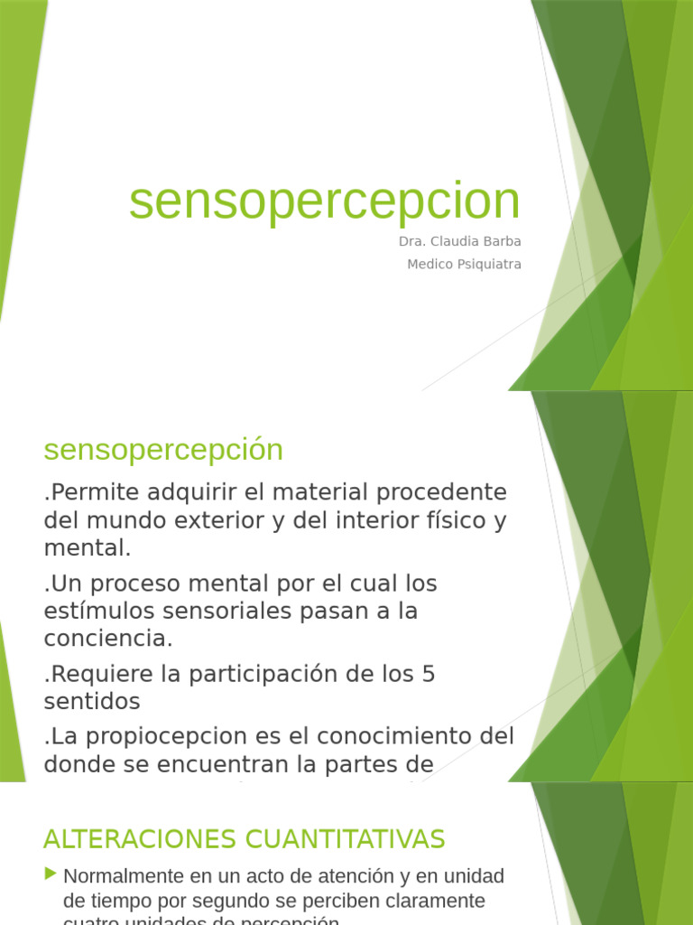 SENSOPERCEPCION | PDF | Alucinación | Percepción